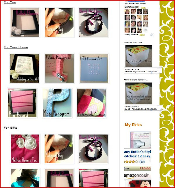 my handcrafted home: How to make a pretty tutorials page