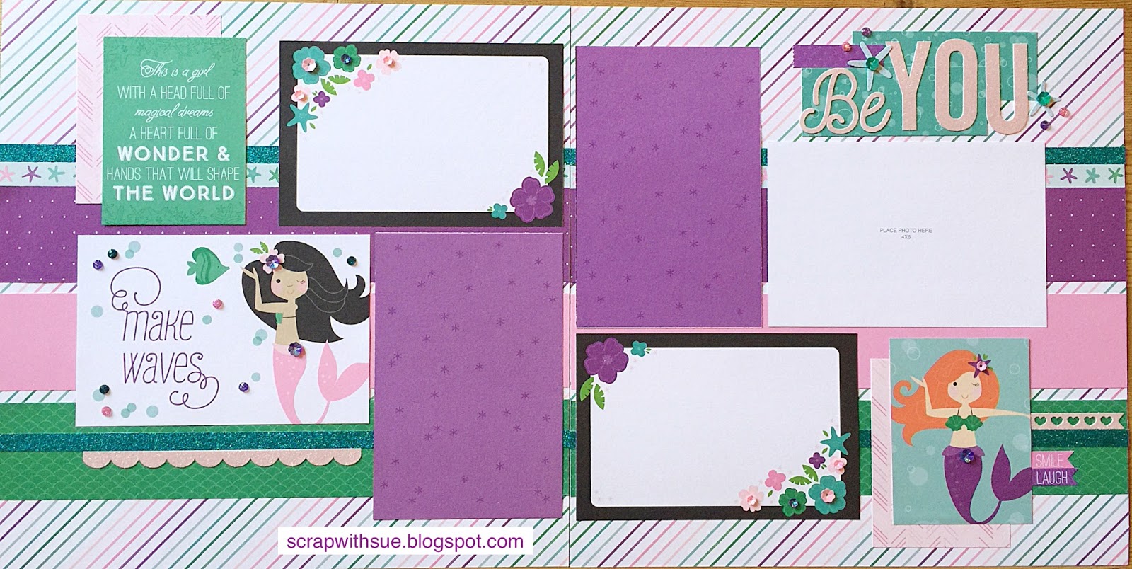 Scrap with Sue: March Club Kit Option - Make Waves Kit