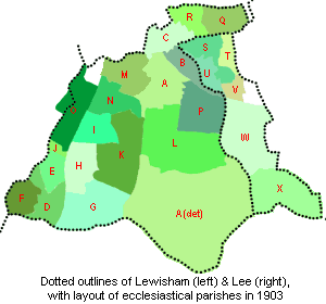 Lewisham Map Region Political | Map of London Political Regional