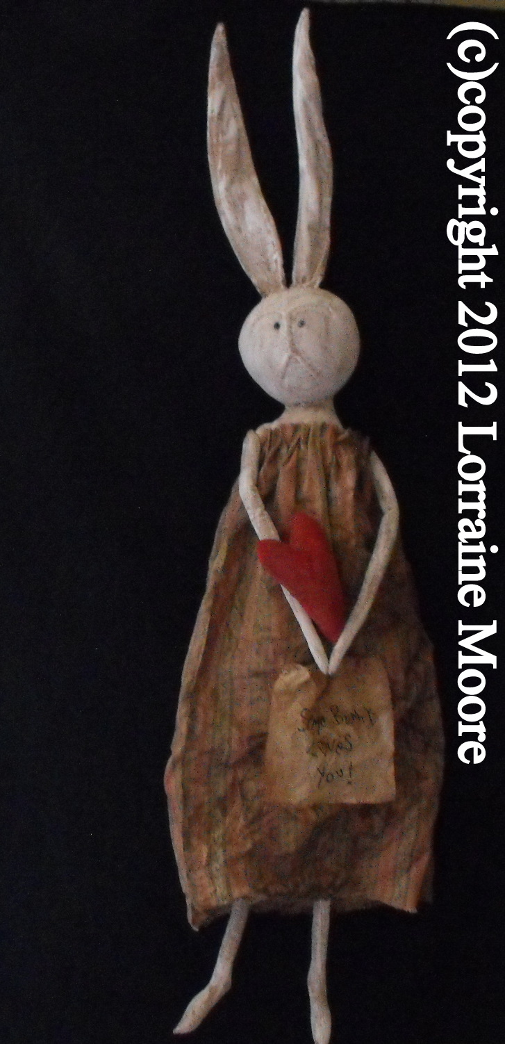 Artsy Craftsy Folks Primitives: More Pictures of "Some Bunny Loves You ...