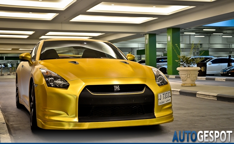 Gold Plated Nissan GT-R in Dubai | Carsfresh