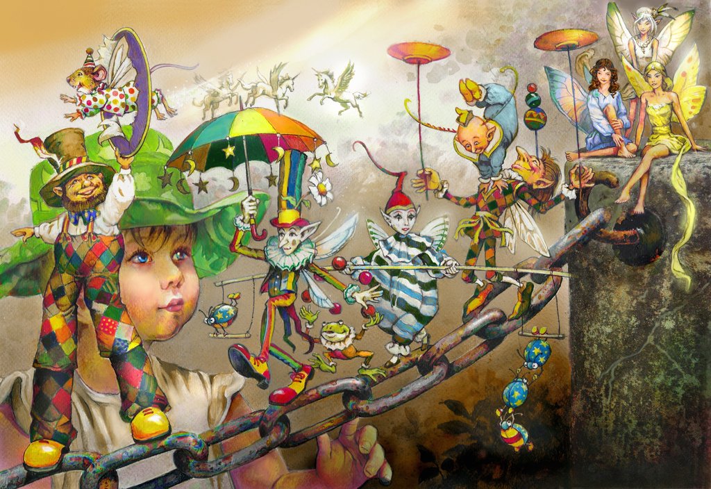 Pinzellades al món: Il·lustracions de John Patience: la imaginació al poder