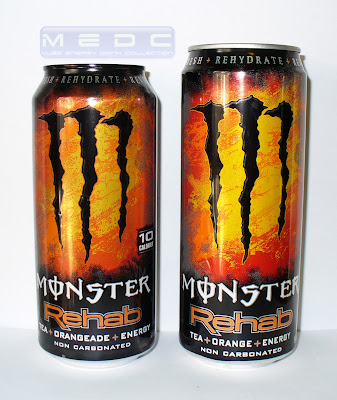 World of Energy Drinks: Energy Drink Review: Monster Rehab Orange