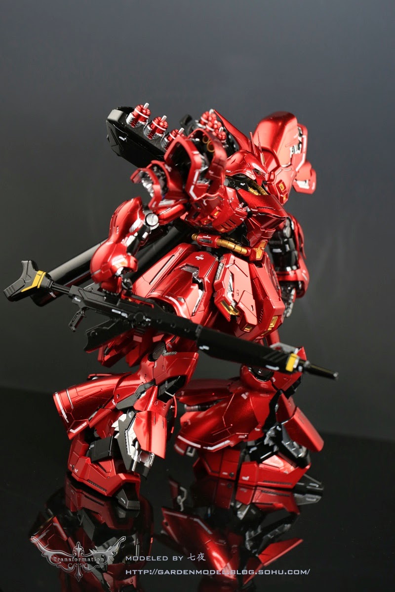 MG 1/100 Sazabi Ver.Ka Metallic Painted Build - Gundam Kits Collection ...
