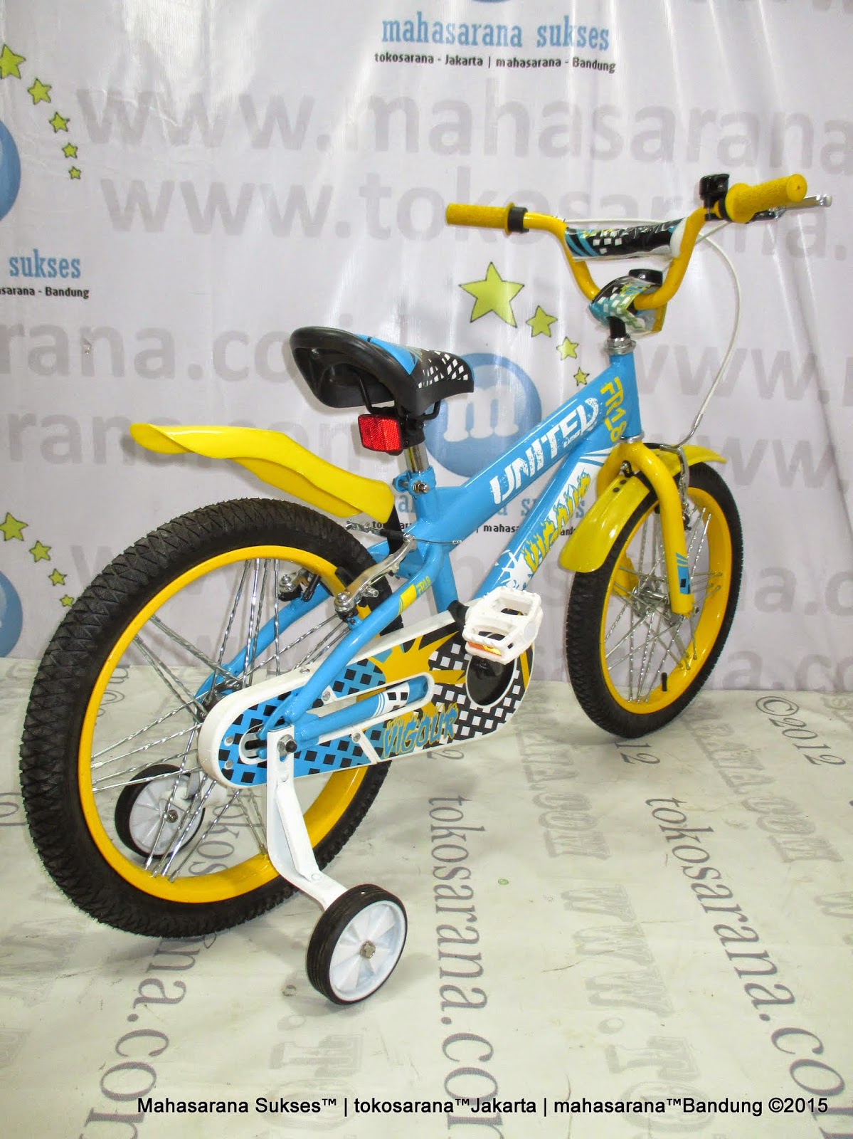 Sepeda Anak Laki-Laki United Vigour 18 Inci - Bursa Sepeda, Mainan Anak ...
