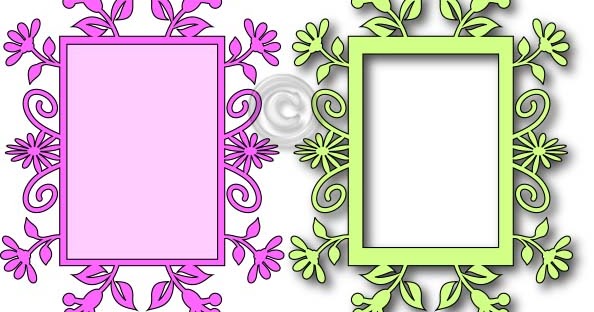 Shirley's Cards: Freebie Flower Edge Topper & Frame And some info