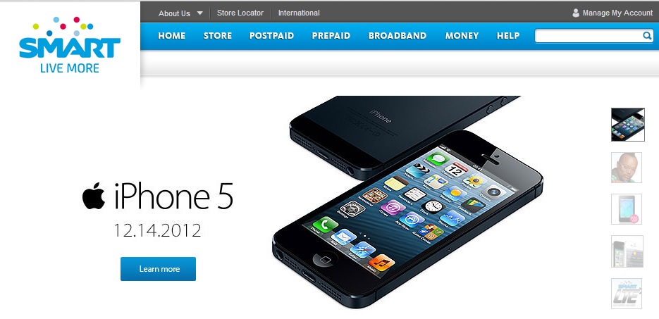 Smart unveils iPhone 5 Postpaid Plans and Prepaid Pricing