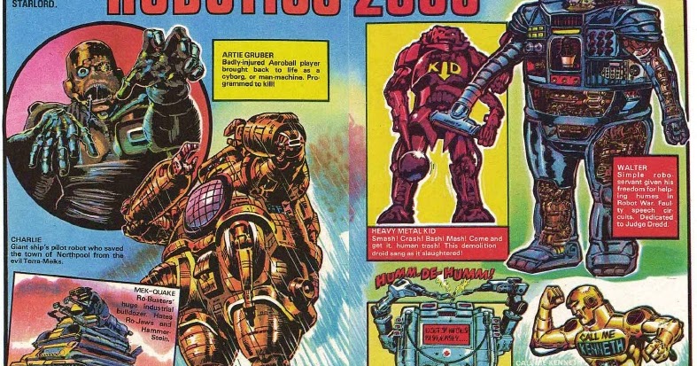 Dredd Alert: Ro-Jaws And Hammerstein Book Of Robots: Robotics 2000