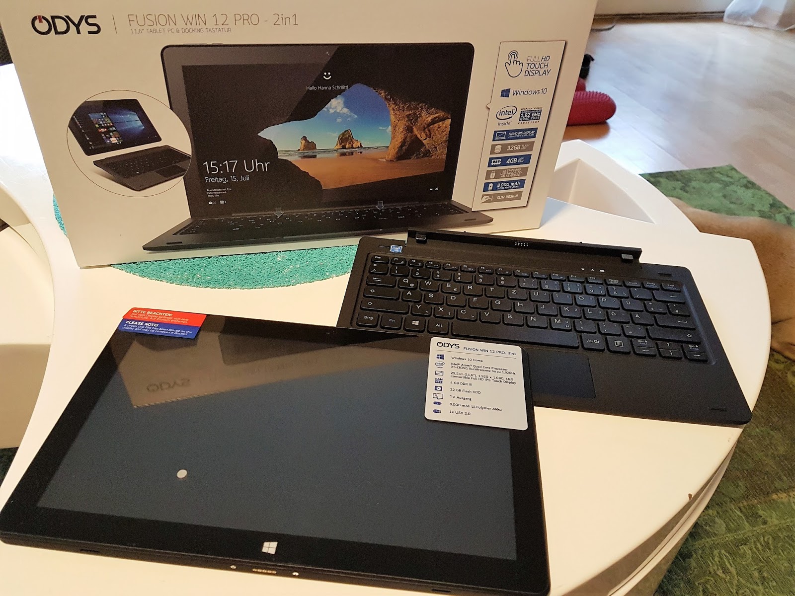ODYS Fusion Win 12 Pro 2in1 Tablet im Test-sehr gutes Netbook ...