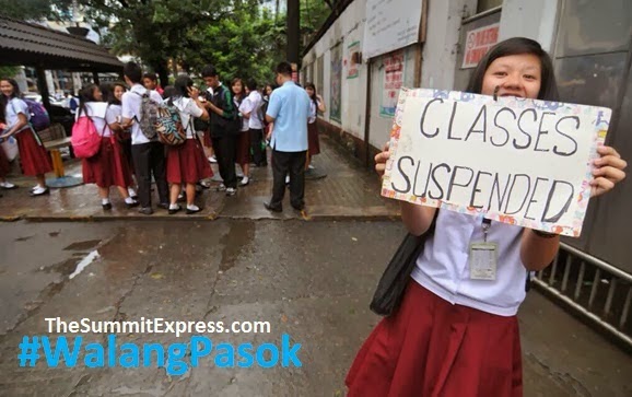 UPDATED LIST: Class suspensions for Wednesday, July 8, 2015 | #WalangPasok