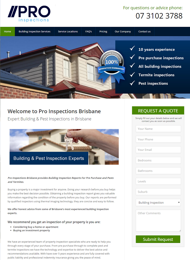 Pro Inspections Brisbane: Our Services