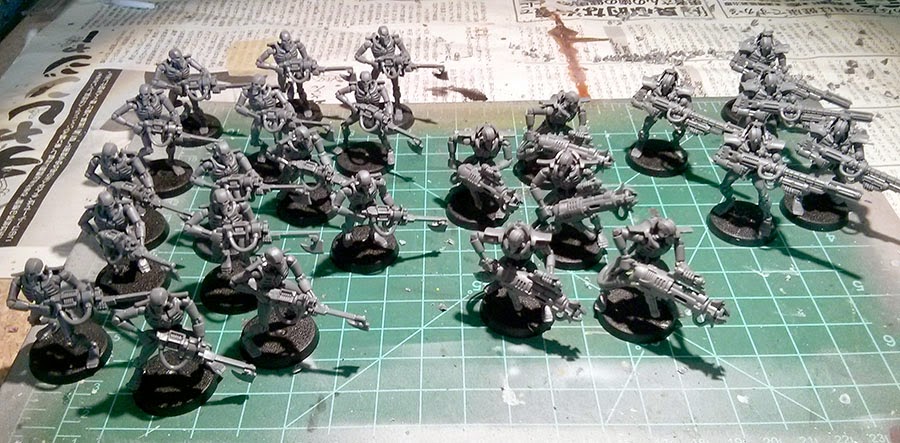The Hammer of Wrath: WIP: Necron Army - Part 1: Making the most out of ...