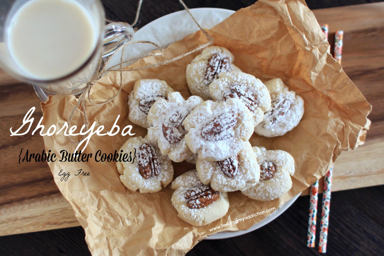 Feeding My Addiction: Ghoreyeba {Arabic Butter Cookies}