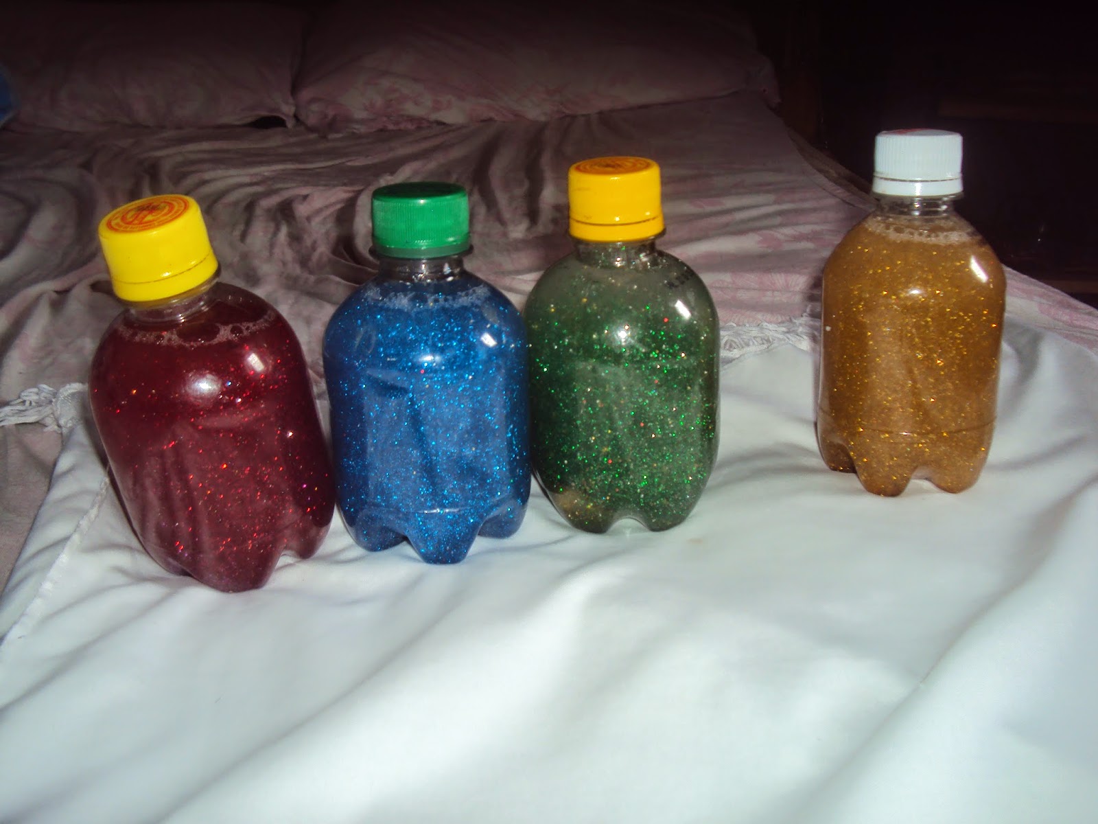 De tudo um pouco: garrafas sensoriais