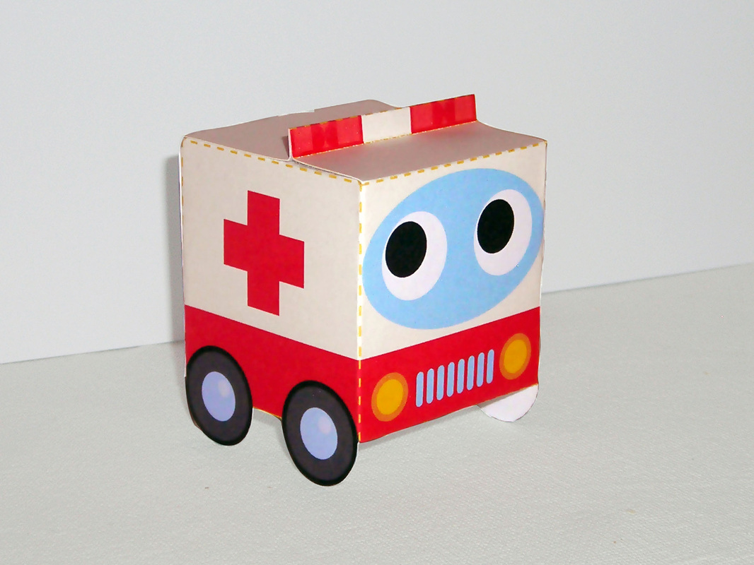 Paper Shock: Ambulance Paper Box Series by Paperbox World