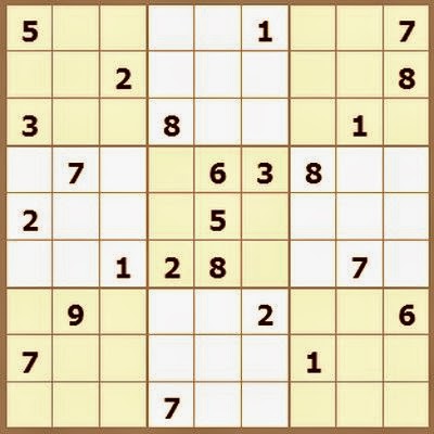 Free printable Word Search and Sudokus: Sudoku 15