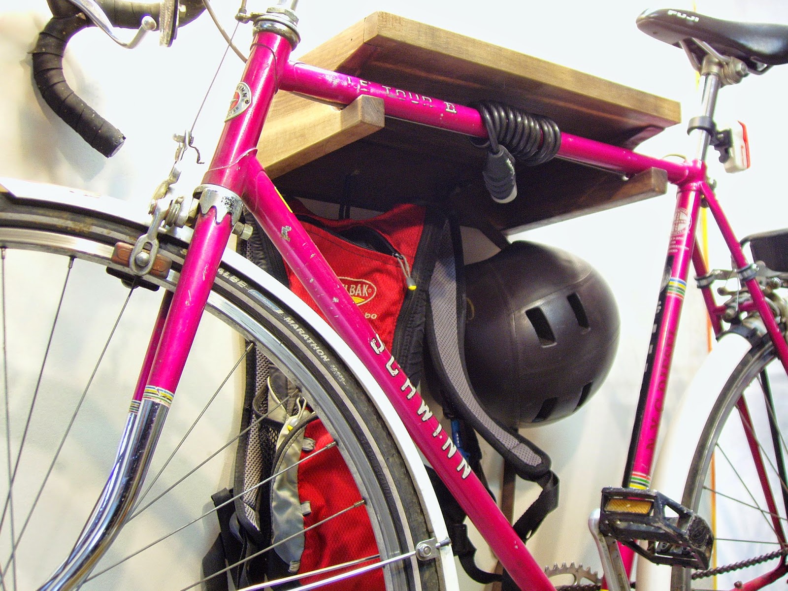 driftedge woodworking: Hardwood Indoor Bike Racks in Walnut, Maple ...