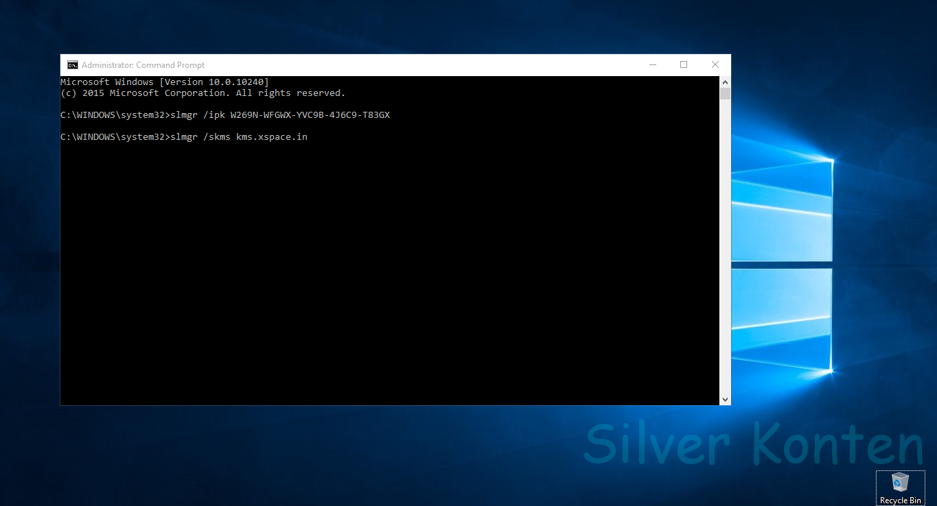 Cara Aktivasi Windows 10 (KMS & Reloader Activator) | Silver Konten