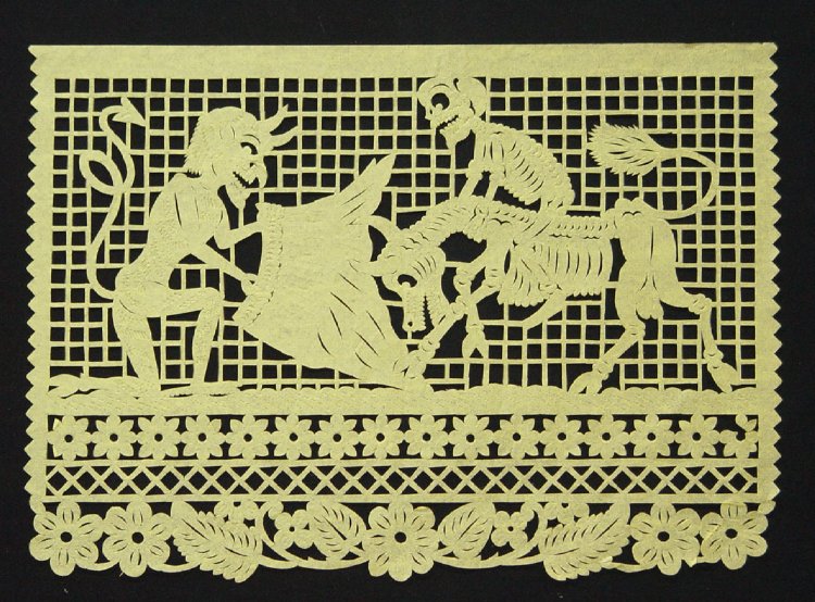 Tattoo Tales: "Mexican Paper Cut" or "Papel Picado" Sugar Skulls