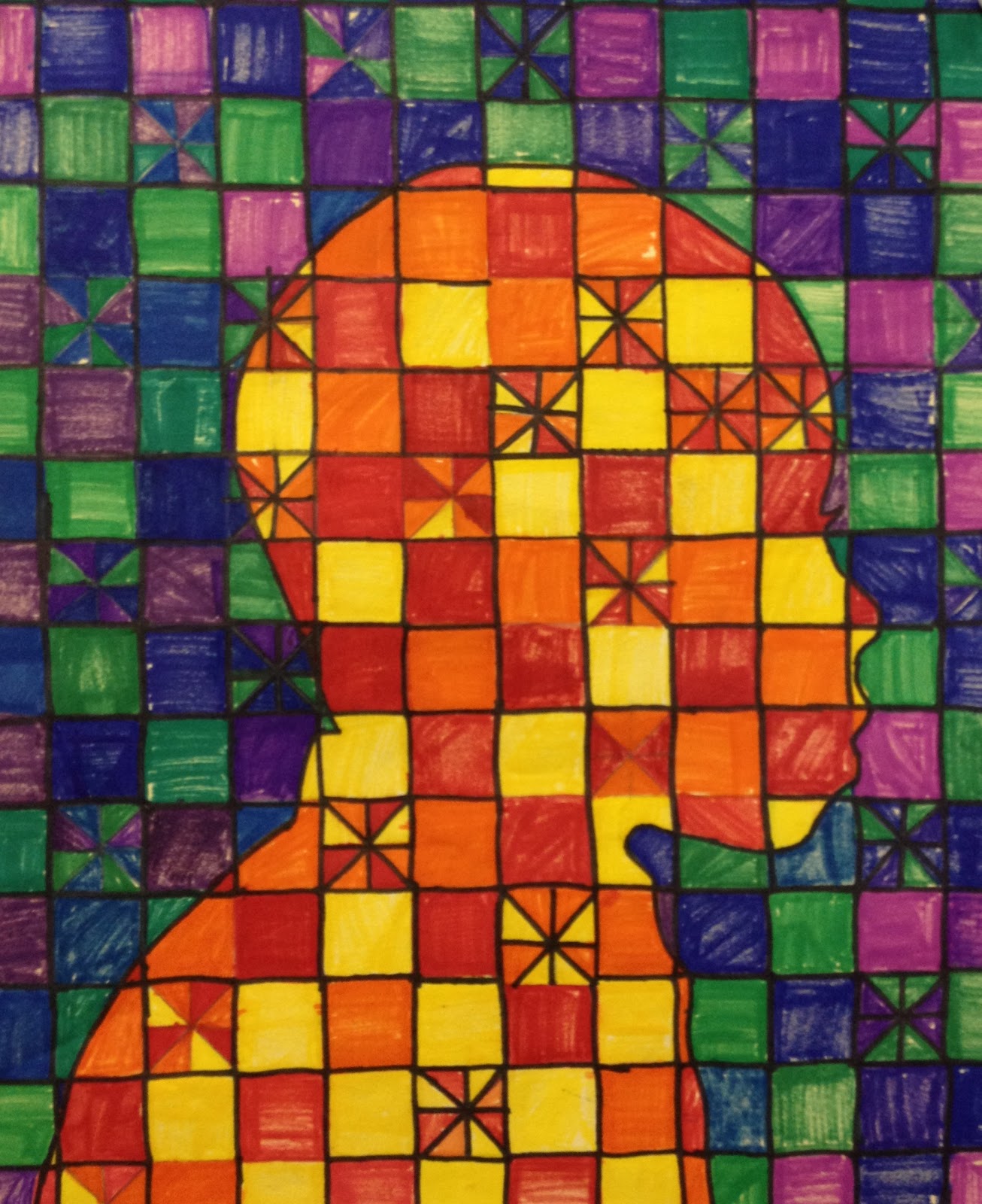 Art at AMY Northwest: Cycle 3: 7th Grade - Silhouettes