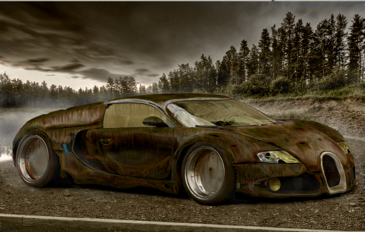 Bugatti Veyron tuning pics by Autemo artists