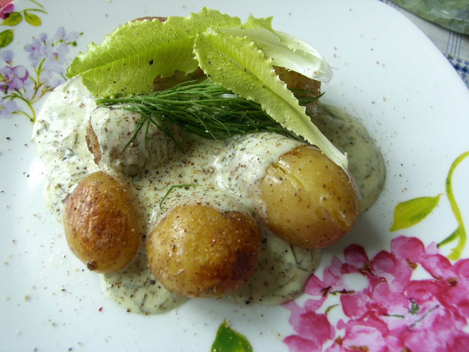 switch to vege: Wegański sos koperkowy