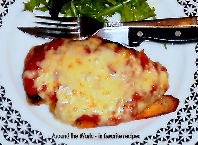 Around the World - in favorite recipes: Australian Chicken Parma ...