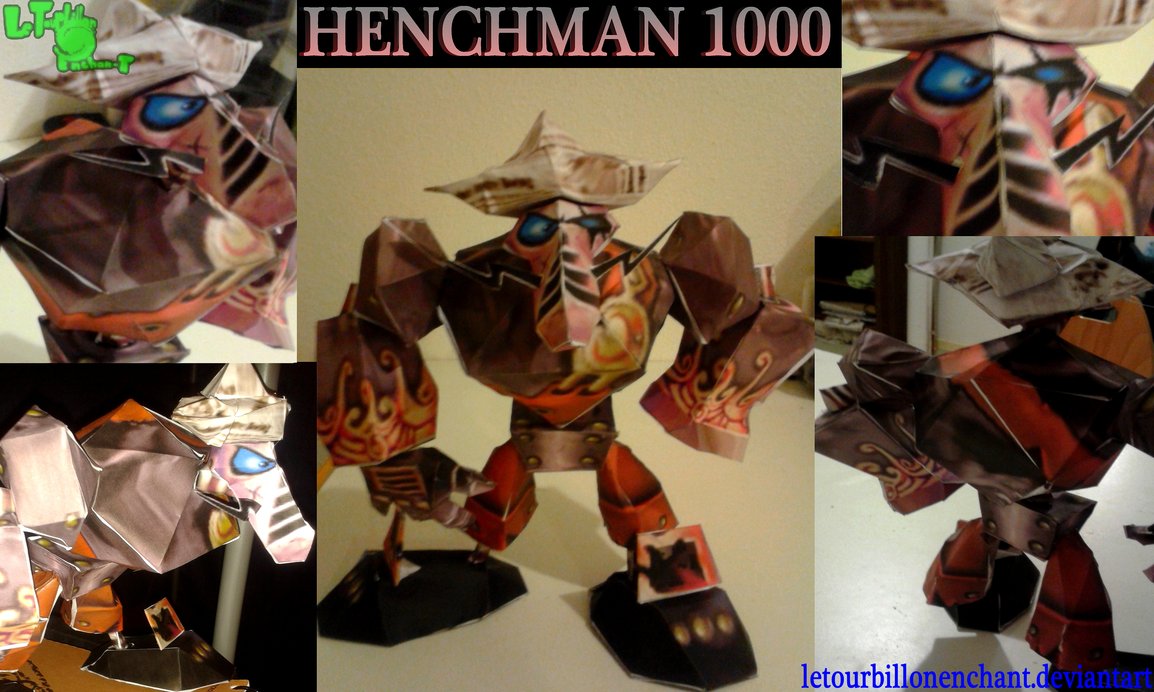 Rayman M - Henchman 1000 Papercraft | Papercraft Paradise | PaperCrafts ...