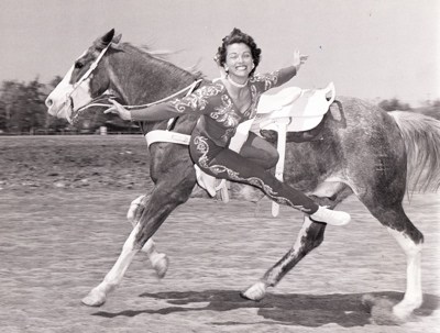 Cowboy Kisses: Trick Riding Sisters-Shirley and Sharon Lucas