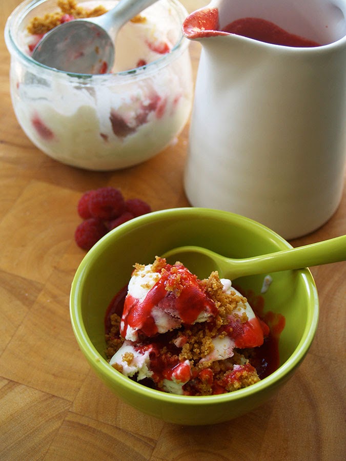 The Best Mom on the Block: Homemade Raspberry Cheesecake Ice Cream