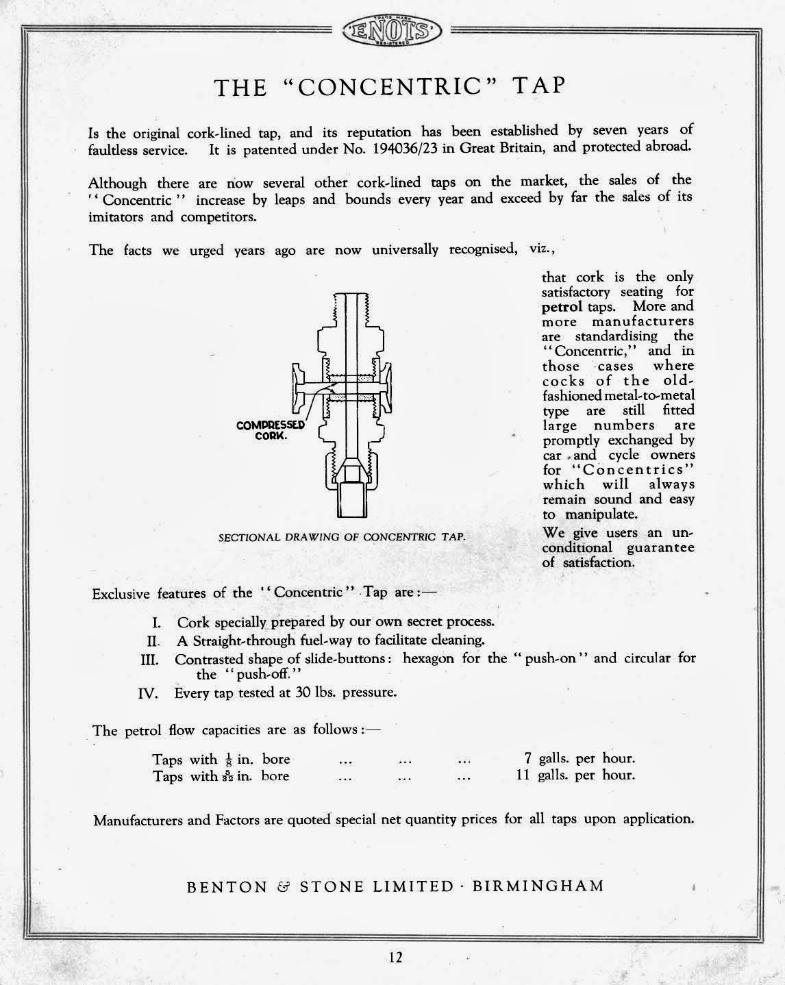 The Velobanjogent: A look at a 1938 Enots, Benton & Stone Ltd., motor ...