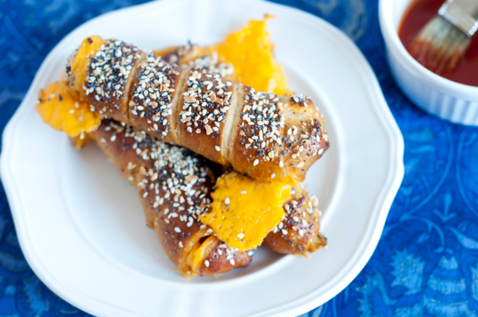 Lakyn + Judah: buffalo & cheddar pretzels