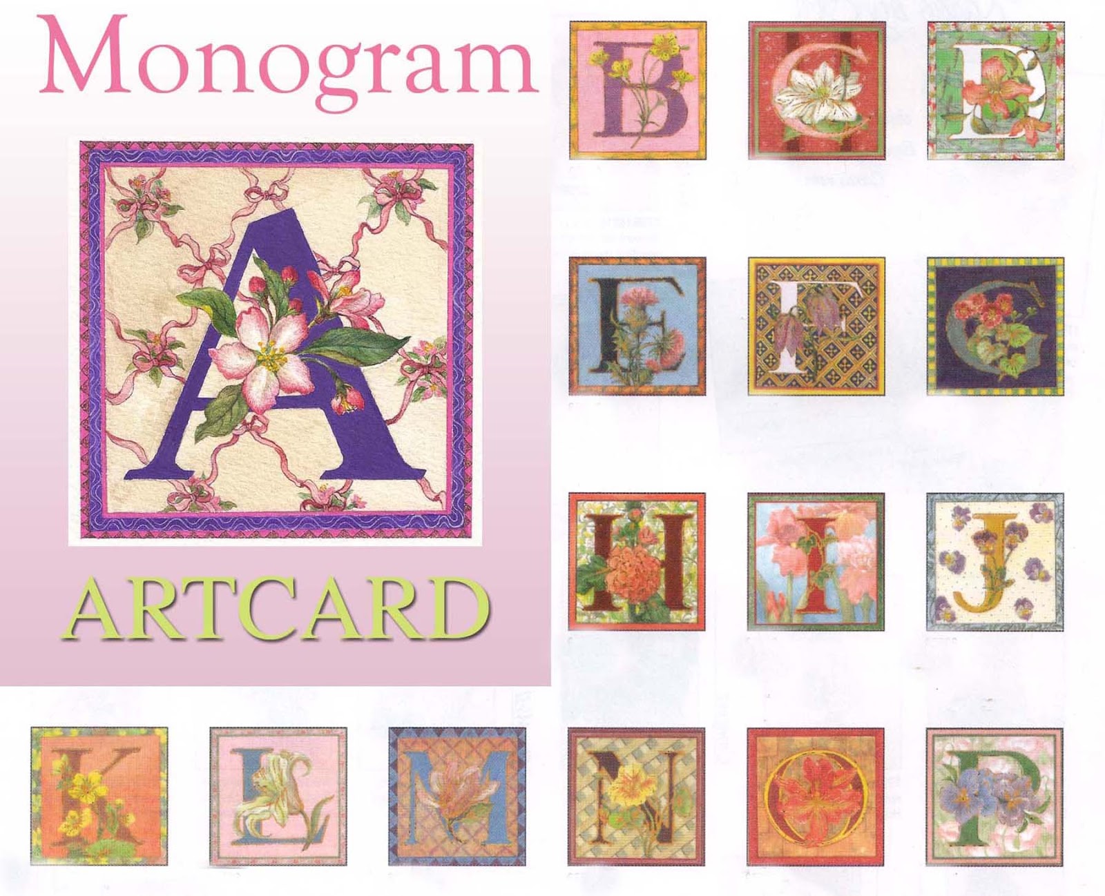 asketchaday-ConnecticutRamblings: ILLUMINATED MONOGRAM