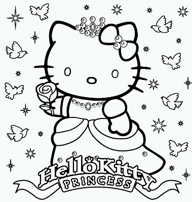 Dibujos de Hello Kitty para Pintar, parte 2 - IMÁGENES PARA WHATSAPP ...