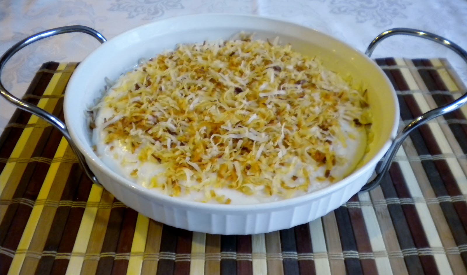 Anything Coconut...: Sandy Corned-Coco Pudding (Maja Blanca)