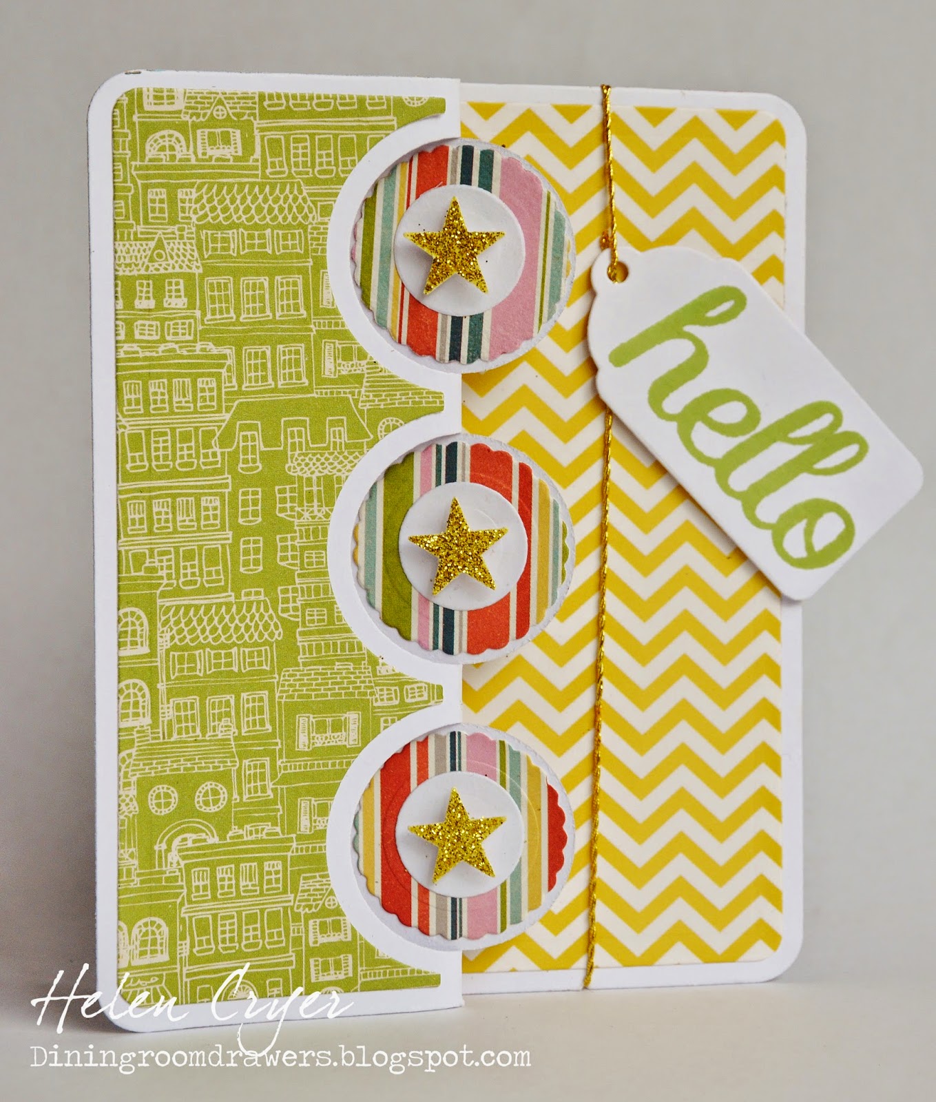 The Dining Room Drawers: Sizzix Triple Circle Flip-Its Cards
