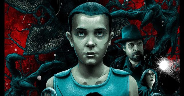 The Geeky Nerfherder: #CoolArt: 'Stranger Things' by Vance Kelly