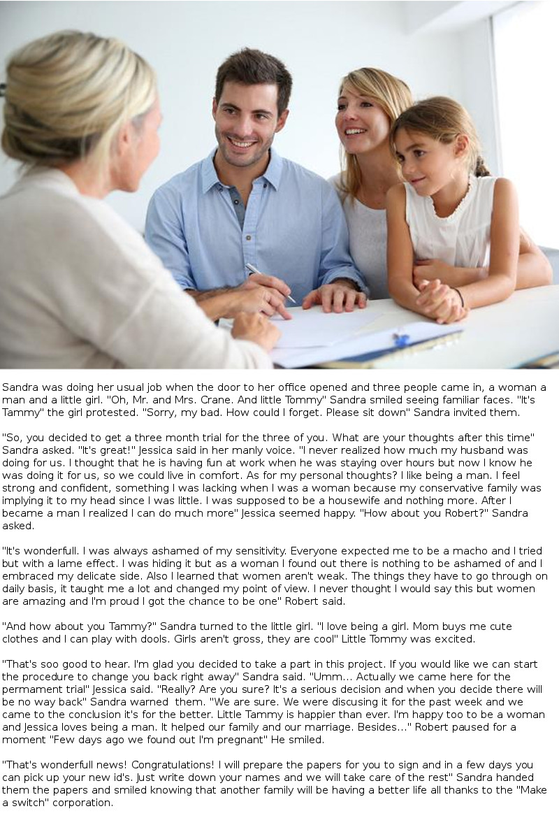 Marti's tg captions: Make a switch inc.