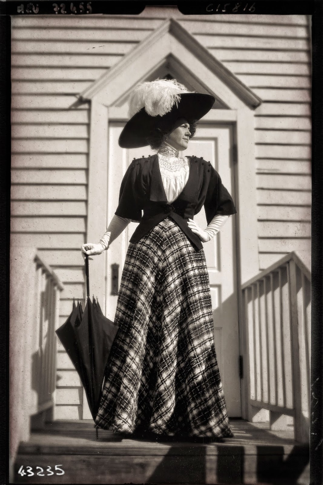 Festive Attyre: Edwardian half-mourning dress pics