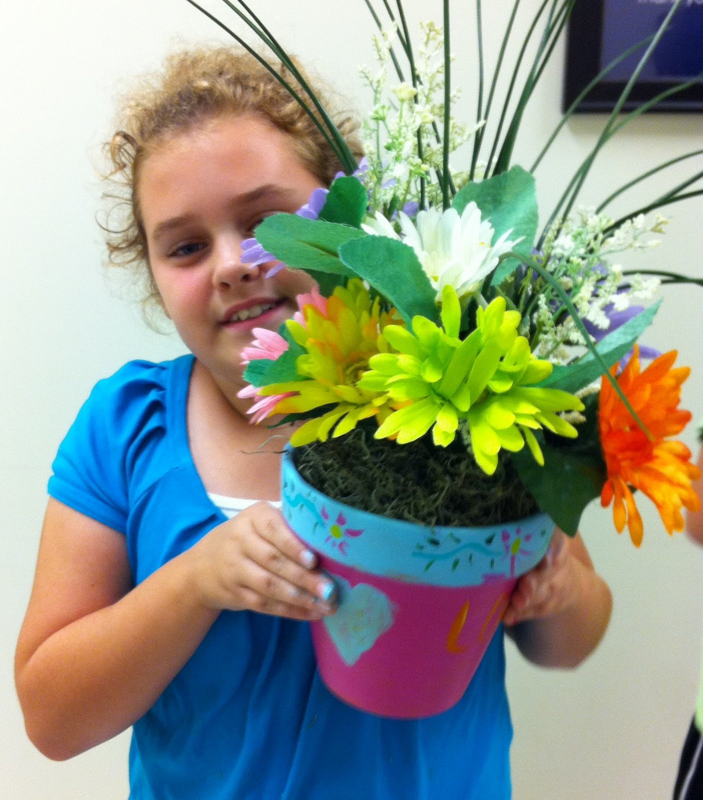 Angela Anderson Art Blog: Kid's Art Class - Floral Arrangement