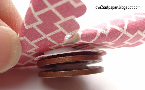 i love 2 cut paper: Penny Spinner Card