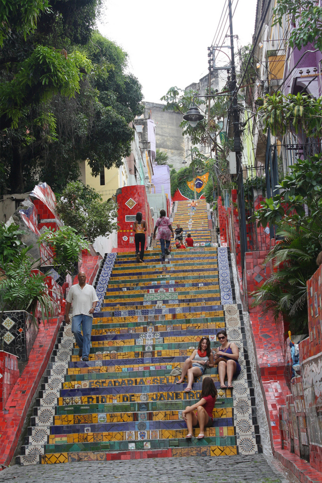 14 fotos da escadaria do Selarón no Rio de Janeiro [fotos] - Ideias Green