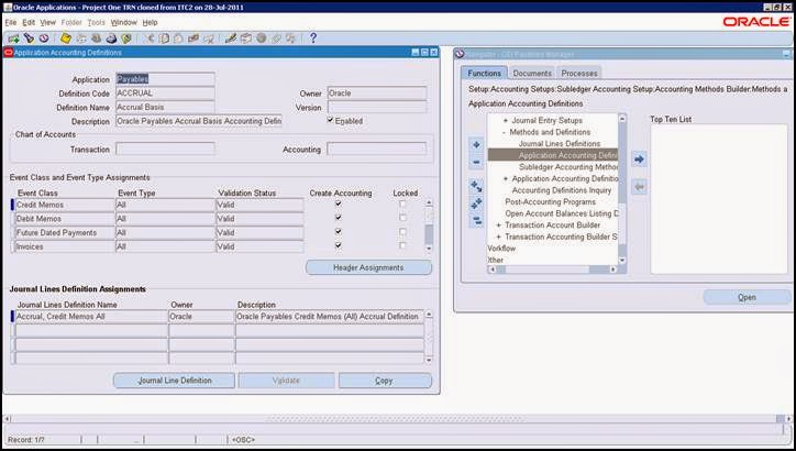 Oracle Applications: Oracle R12 Account Payables Screen Shots
