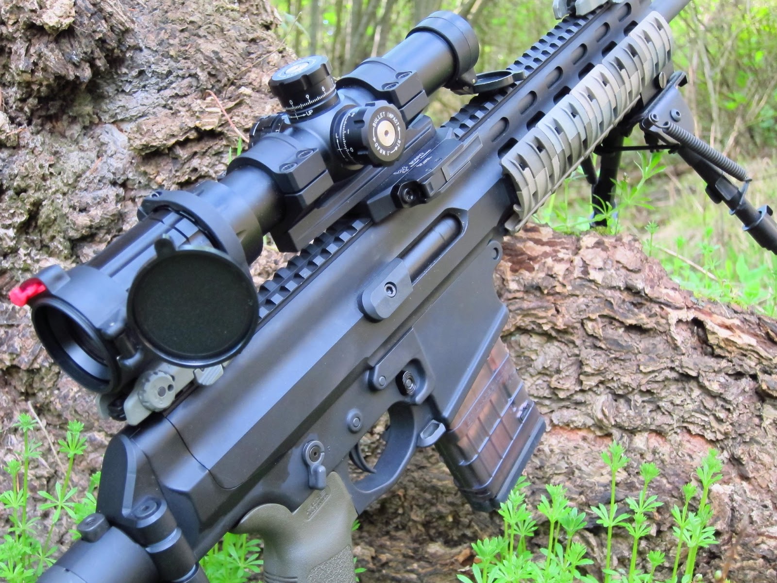 Red Crow Gear: SWFA SS 1x4-24 Illuminated Scope.