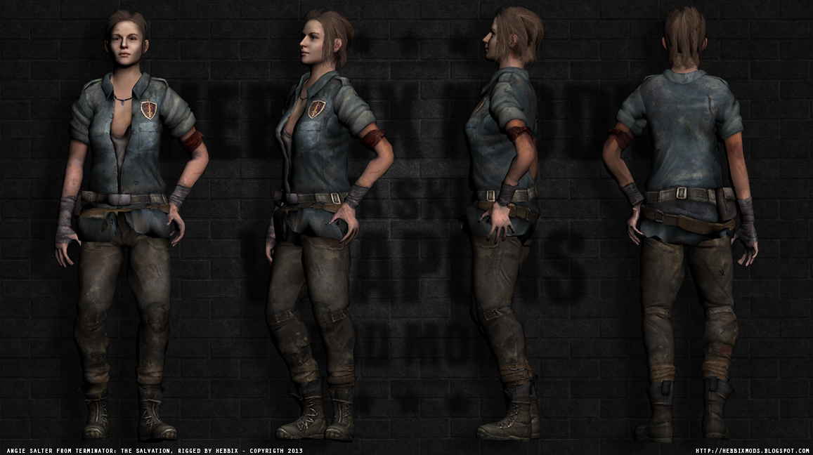Hebbix Mods: [REL] Angie Salter from Terminator: The salvation