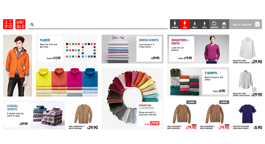 Midwest-Dressed: Uniqlo Launches Online Site