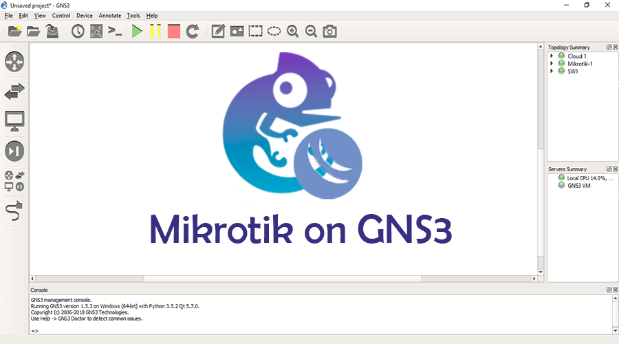 Cara Install Mikrotik di GNS3 - Pintar Network