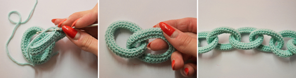 Ergahandmade: Crochet Chain Scarf + Free Pattern Step By Step