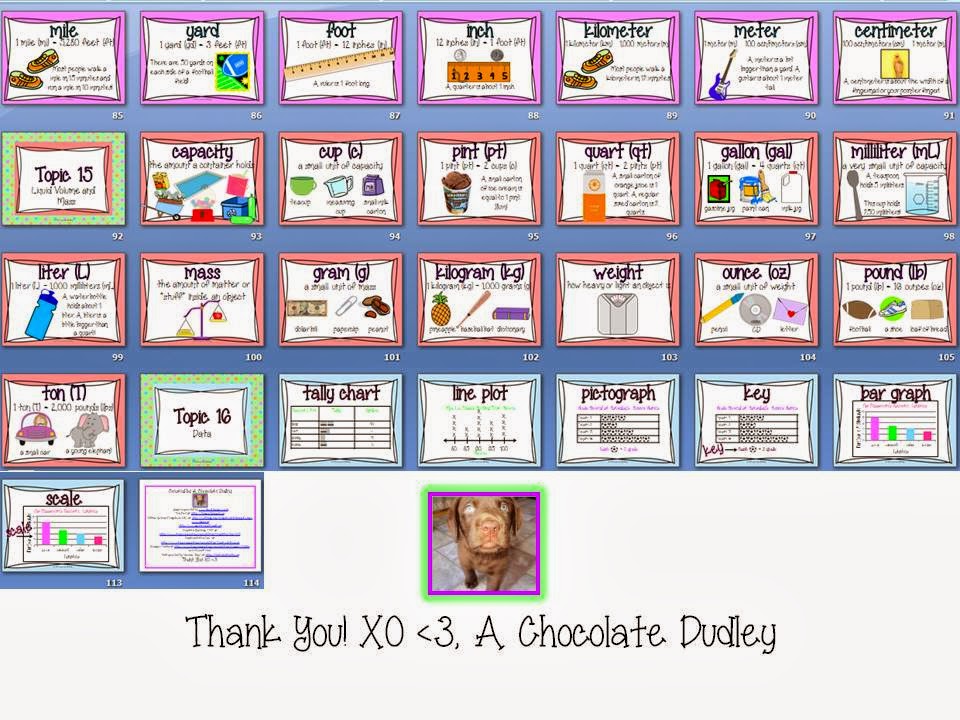 A Chocolate Dudley: Fab Math Vocab!