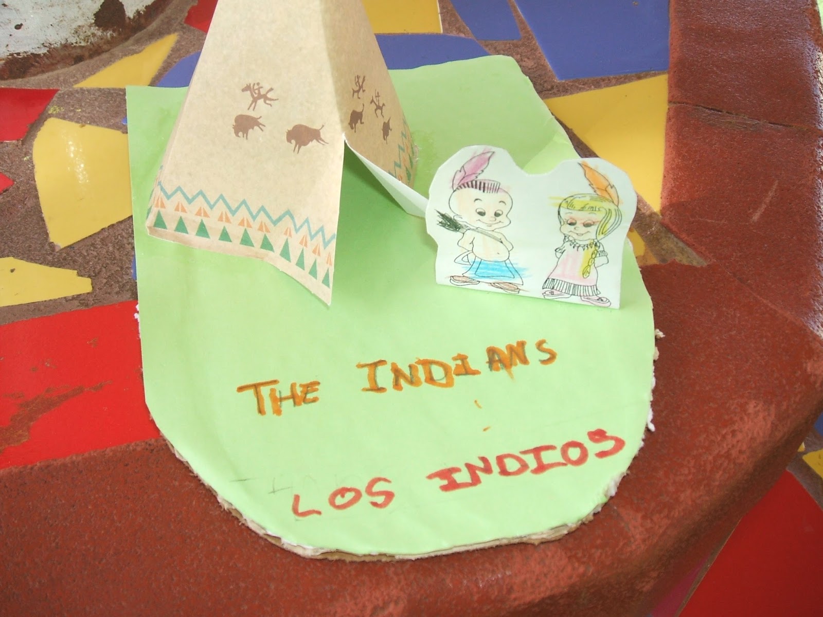Trazos de colores: PROYECTO LOS INDIOS INFANTIL 4 AÑOS